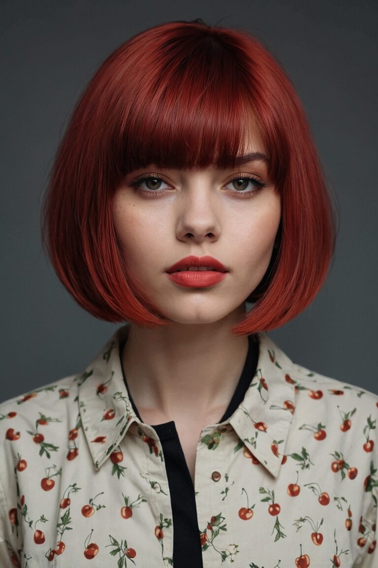 25 Fiery Red Wolf Cut Ideas To Transform Your Look