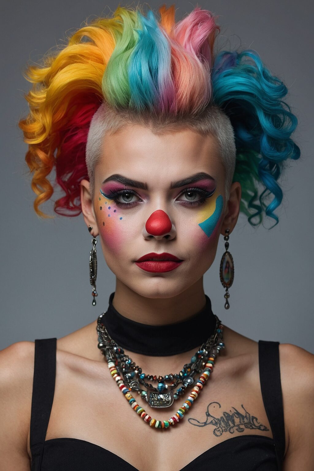 25 Bold and Beautiful Clown Hairstyles That Will Make You Stand Out