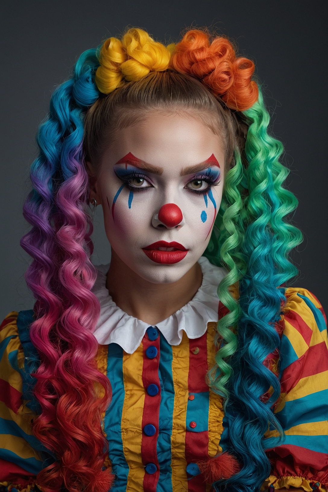 25 Bold and Beautiful Clown Hairstyles That Will Make You Stand Out