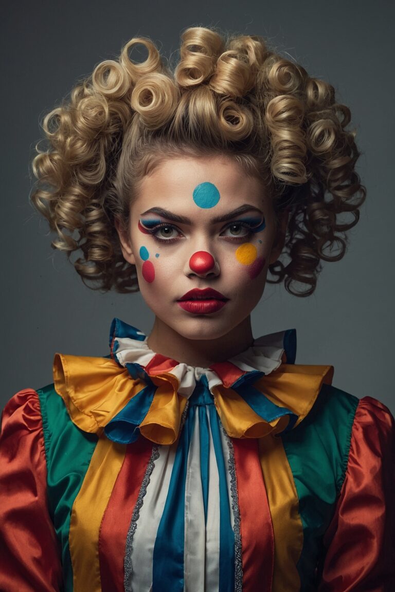 25 Bold and Beautiful Clown Hairstyles That Will Make You Stand Out