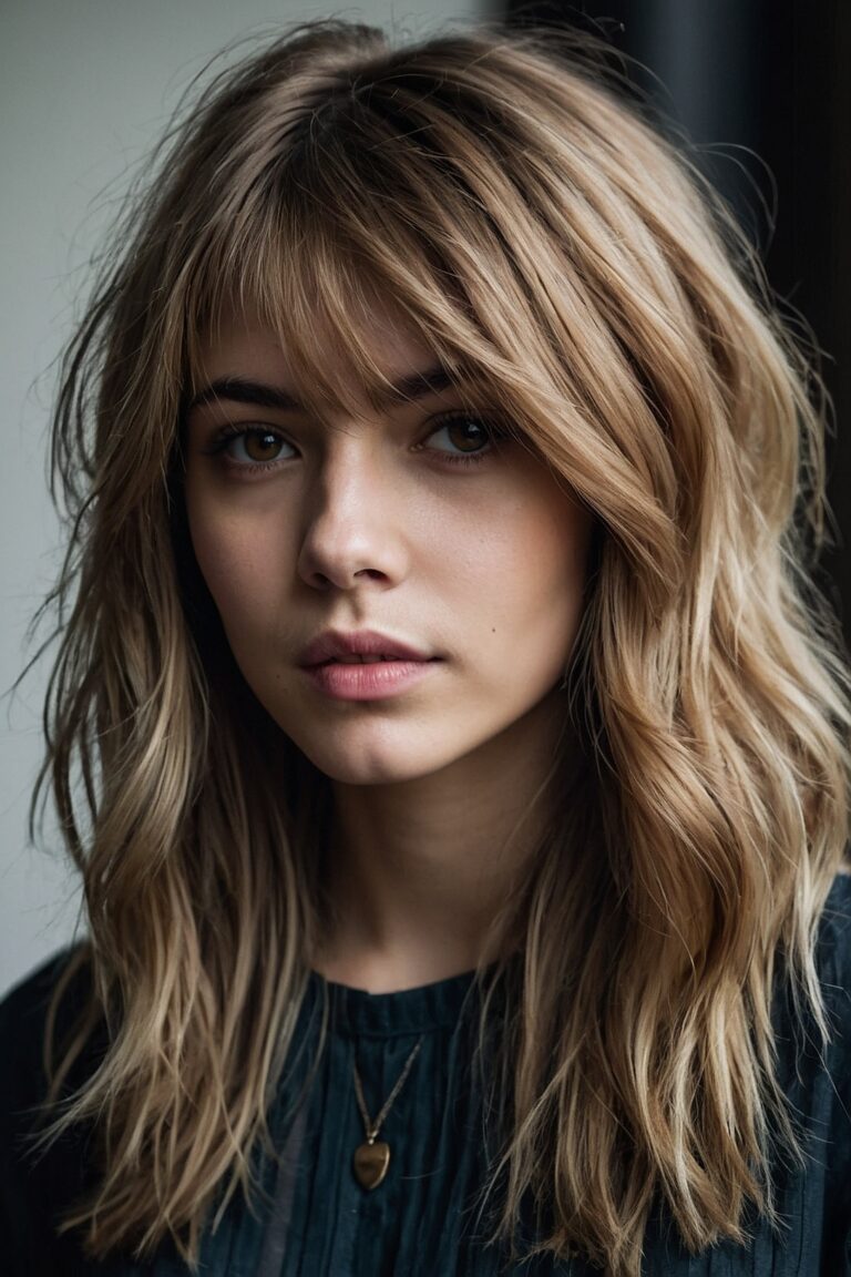 25 Stunning Wolf Cuts Without Bangs That Will Transform Your Look
