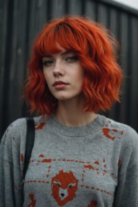 25 Fiery Red Wolf Cut Ideas To Transform Your Look
