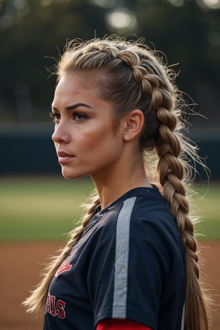 25 Game-Ready Softball Hairstyles That Keep Hair Out of Your Face
