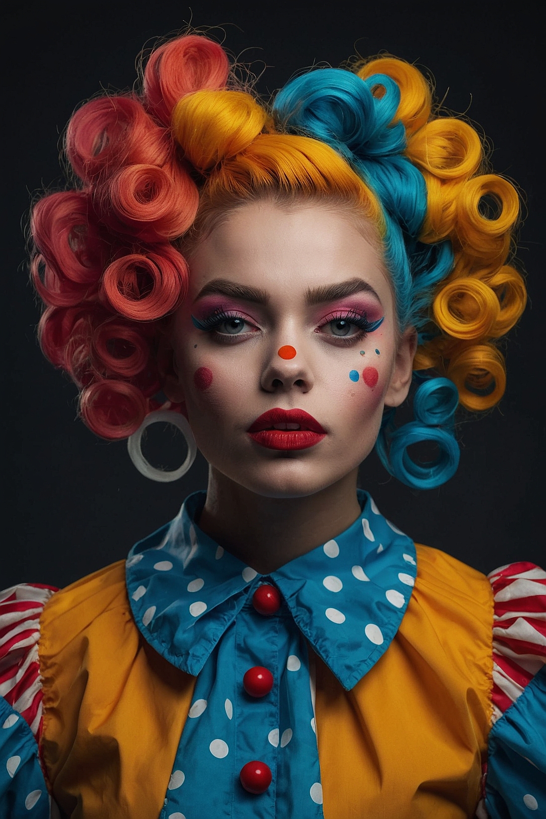 25 Bold and Beautiful Clown Hairstyles That Will Make You Stand Out