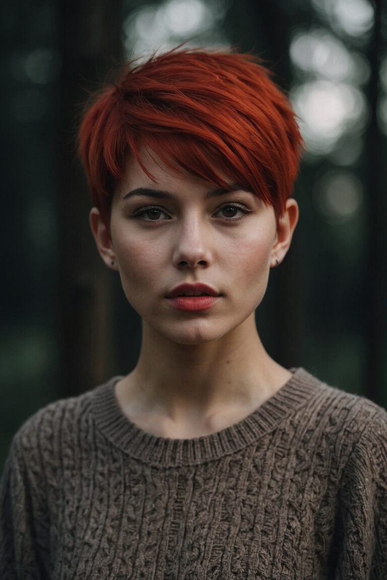 25 Fiery Red Wolf Cut Ideas To Transform Your Look