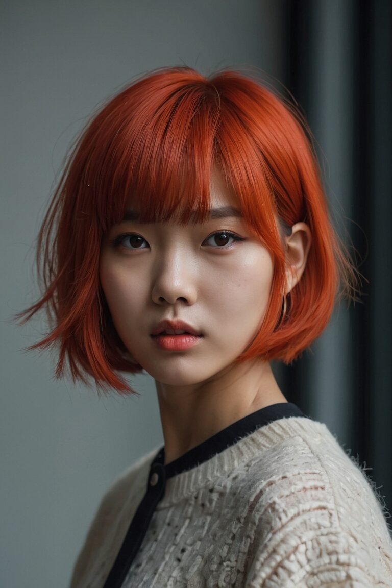 25 Fiery Red Wolf Cut Ideas To Transform Your Look