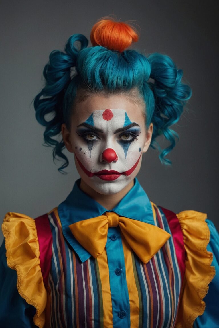 25 Bold and Beautiful Clown Hairstyles That Will Make You Stand Out