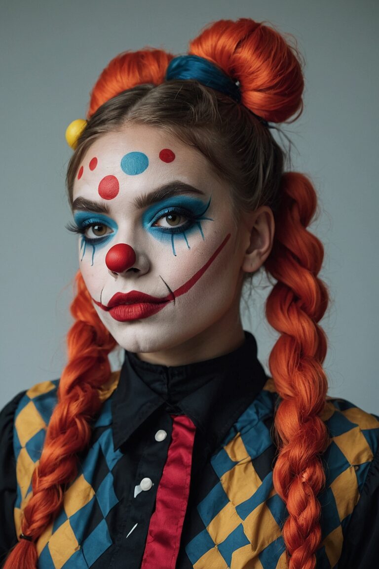 25 Bold and Beautiful Clown Hairstyles That Will Make You Stand Out