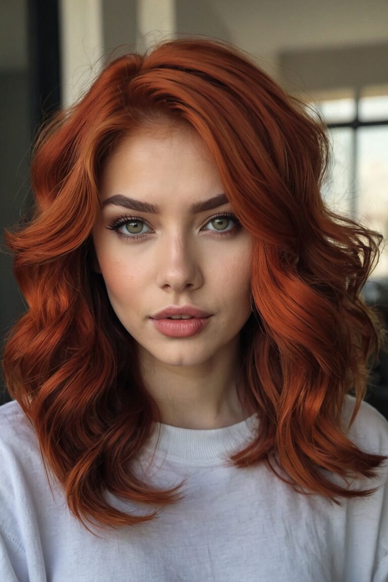 25 Fiery Red Wolf Cut Ideas To Transform Your Look